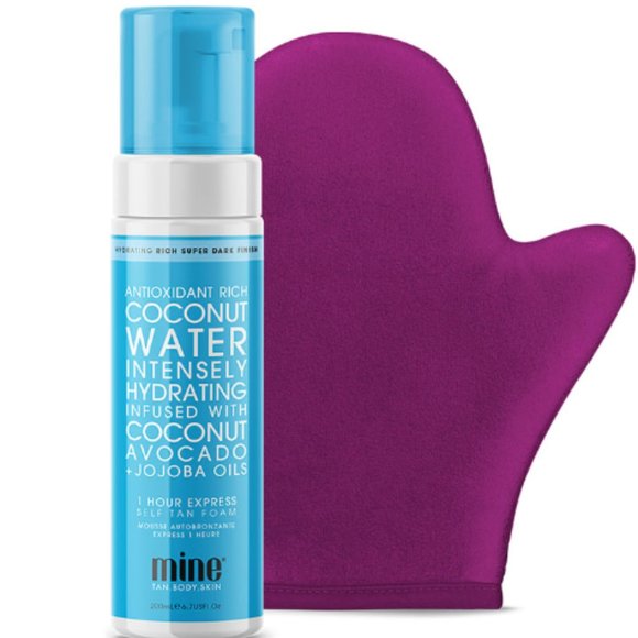Skincare | Minetan Coconut Water Self Tan Foam Bronze On Applicator ...